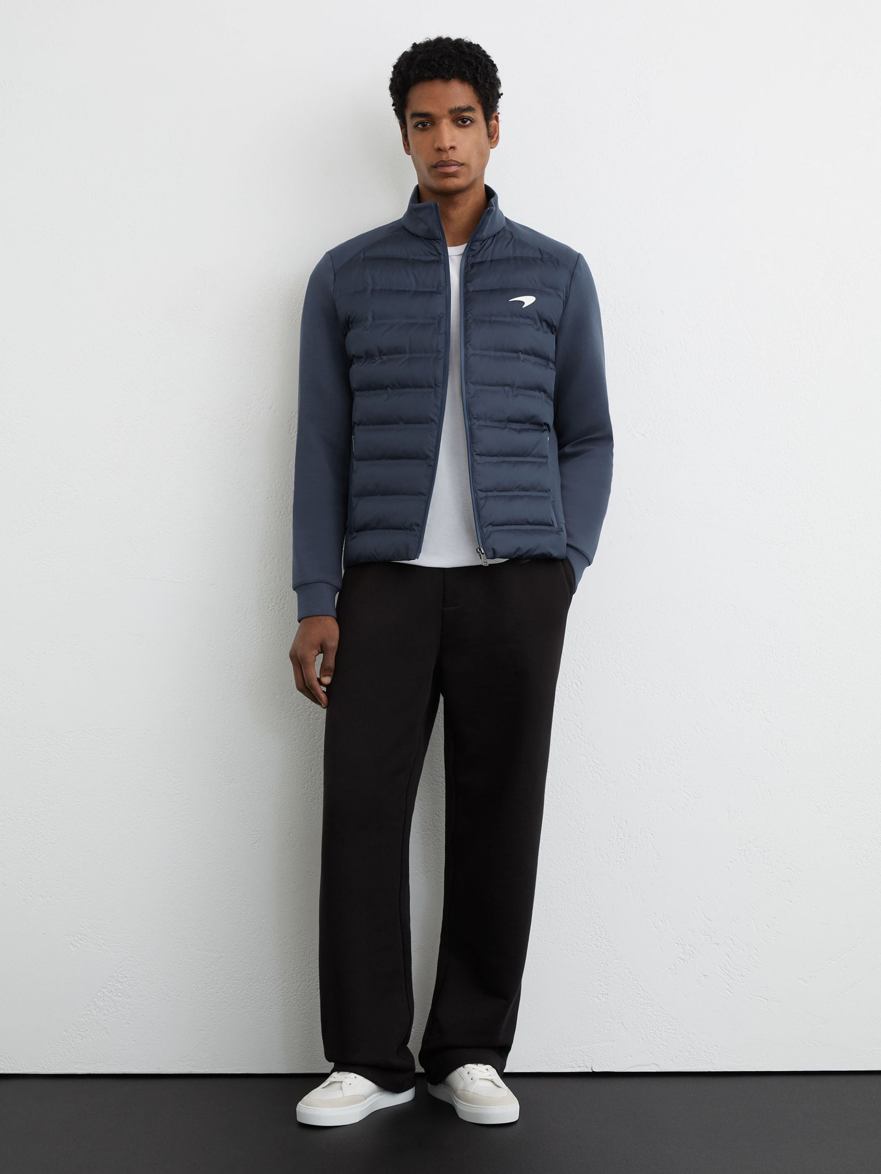 REISS Reiss x McLaren Racing Hybrid Quilted Jacket